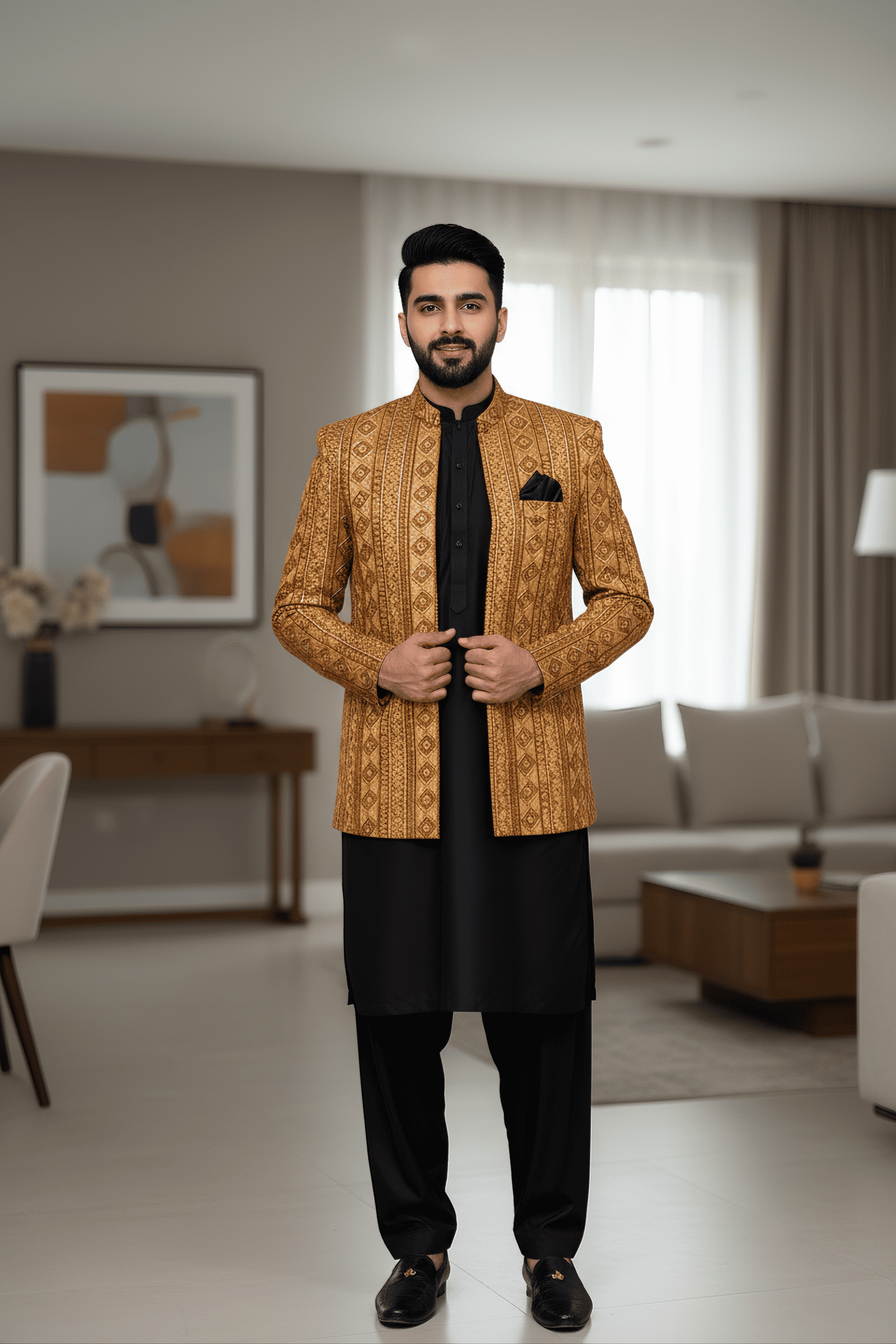 Fancy Open Prince Coat – My Store
