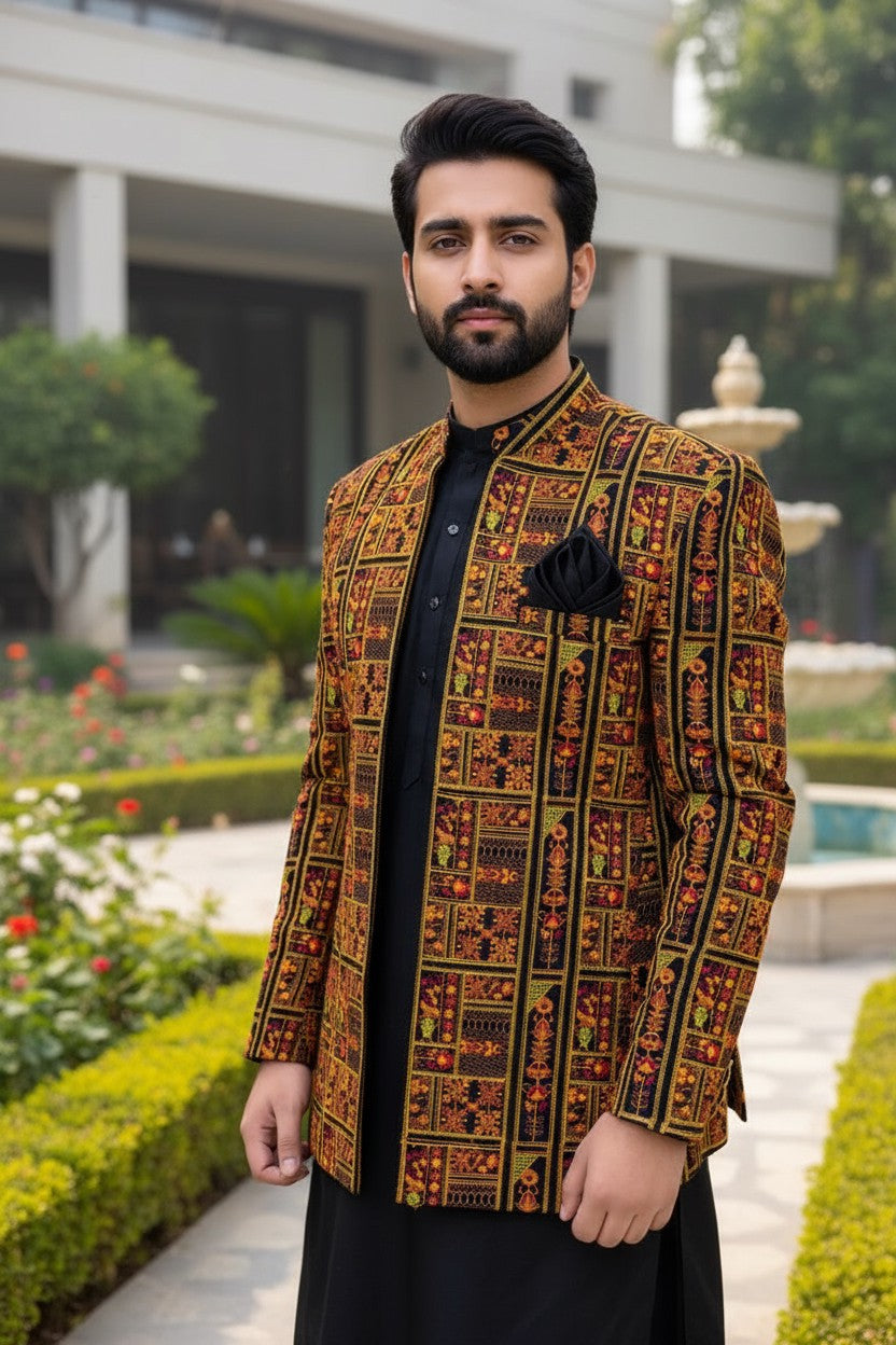Men Fancy Open Prince Coat – My Store